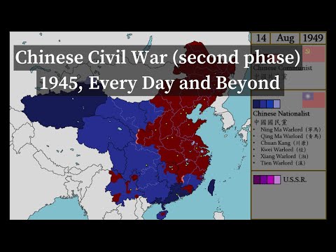 Chinese Civil War second phase,(1945, Every Day and Beyond)/國共內戰,動圖製作