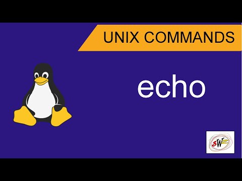 echo | Unix Commands