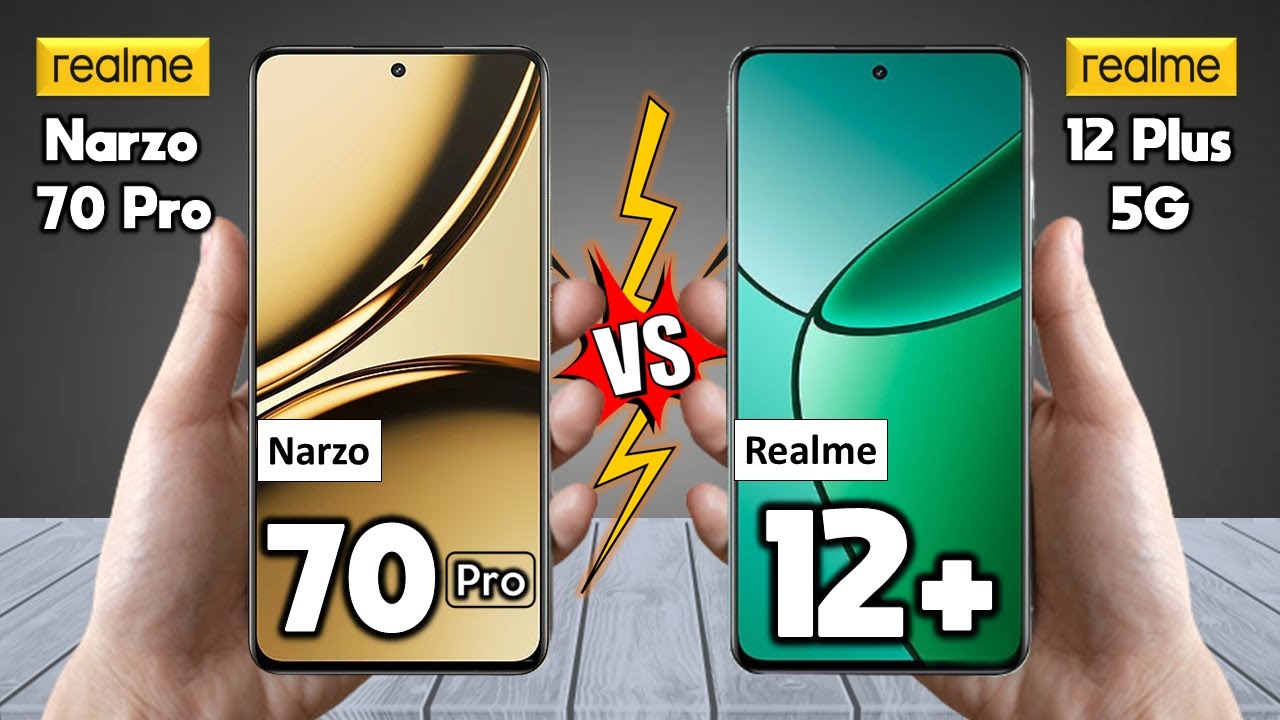 Realme Narzo 70 Pro Vs Realme 12 Plus - Full Comparison 🔥 Techvs