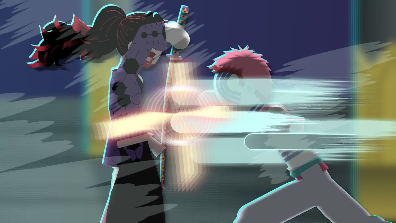 👉 KOKUSHIBO vs AKAZA 🔥 Full Fight | Stick Nodes Animation (Upper Moon 1 vs Upper Moon 3)