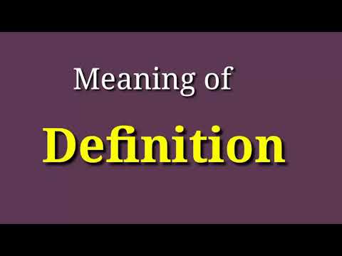 Definition meaning in Hindi