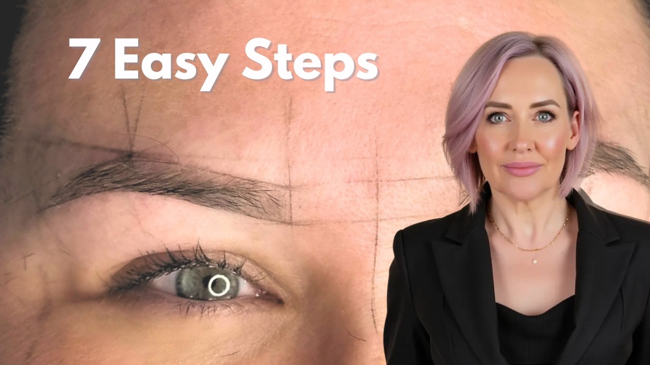 Step By Step Easy PMU Brow Mapping