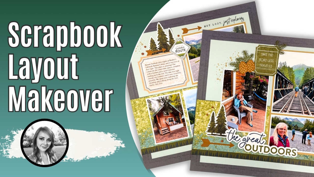 Scrapbook Layout Makeover | Stampin' Up! Exploring Nature