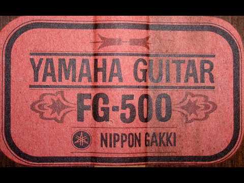 Yamaha FG-500 Red Label 1971 - Rare Japanese Vintage + | Reverb