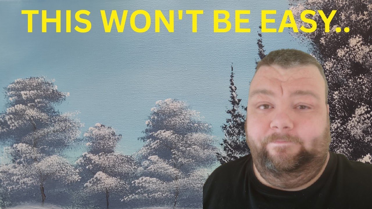 Can I MASTER a Bob Ross Cabin? (Beginner Challenge)