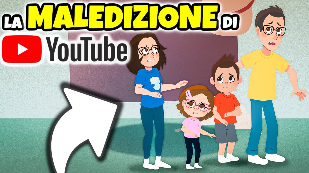 DIVENTIAMO CARTONI ANIMATI: la MALEDIZIONE dei 10 ANNI su YouTube