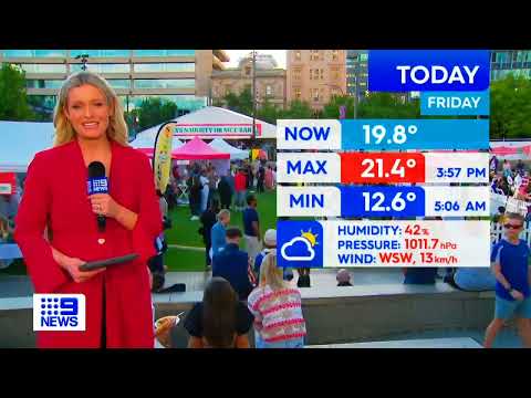 9News Adelaide (Summer Edition) - Weather and Closer, Friday December 15th 2023