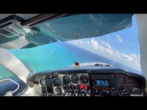 Flying to Mexico in the Baron
