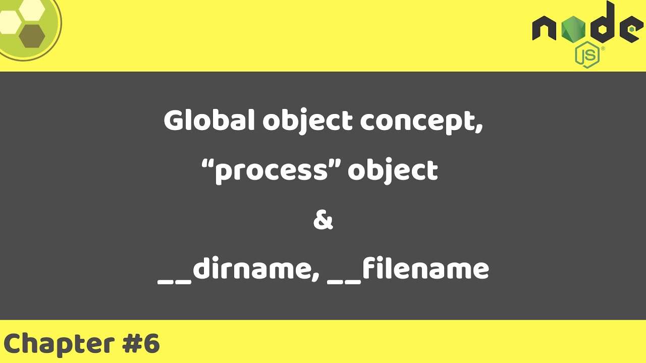 Node.js Tutorial #6 | Global object | 