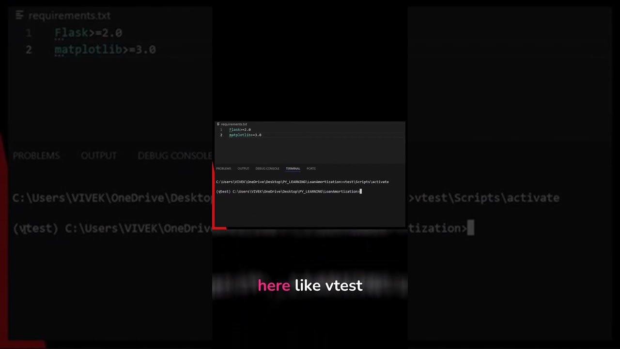 Python Flask Project Setup: Virtual Env & Libraries! 💻