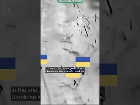 Ukrainian Drone Operators Saved Their Comrades Using FPVs #warinukraine #drone