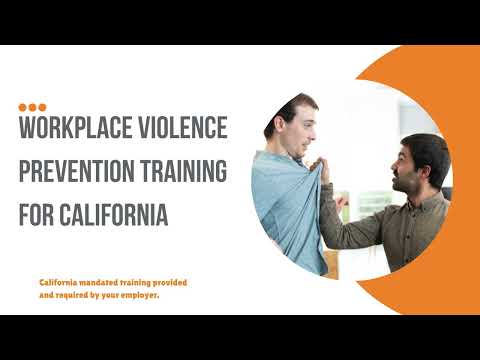 California Workplace Violence Prevention Training - Demo