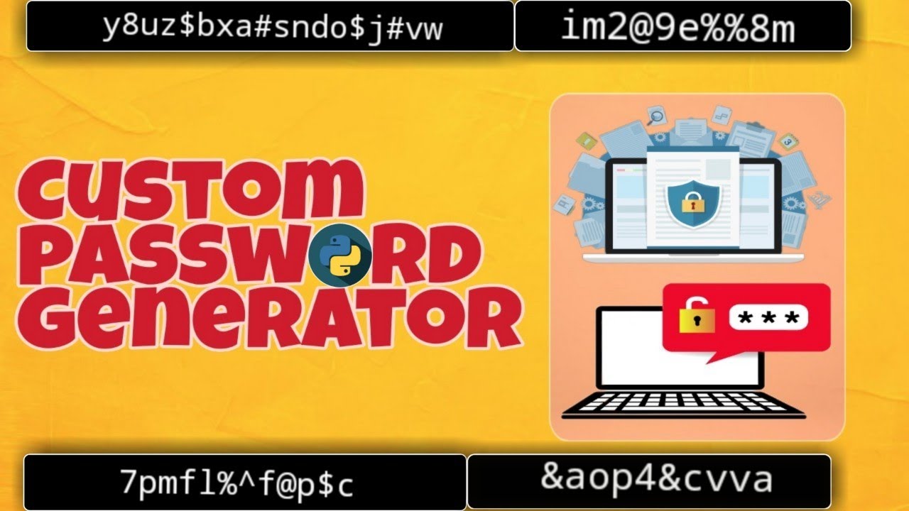 Custom Password Generator | Beginner Python Project | Crazy Coders