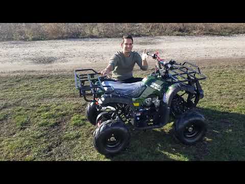 125cc Rider 7 ATV Four Wheeler Quad Review And Test Drive