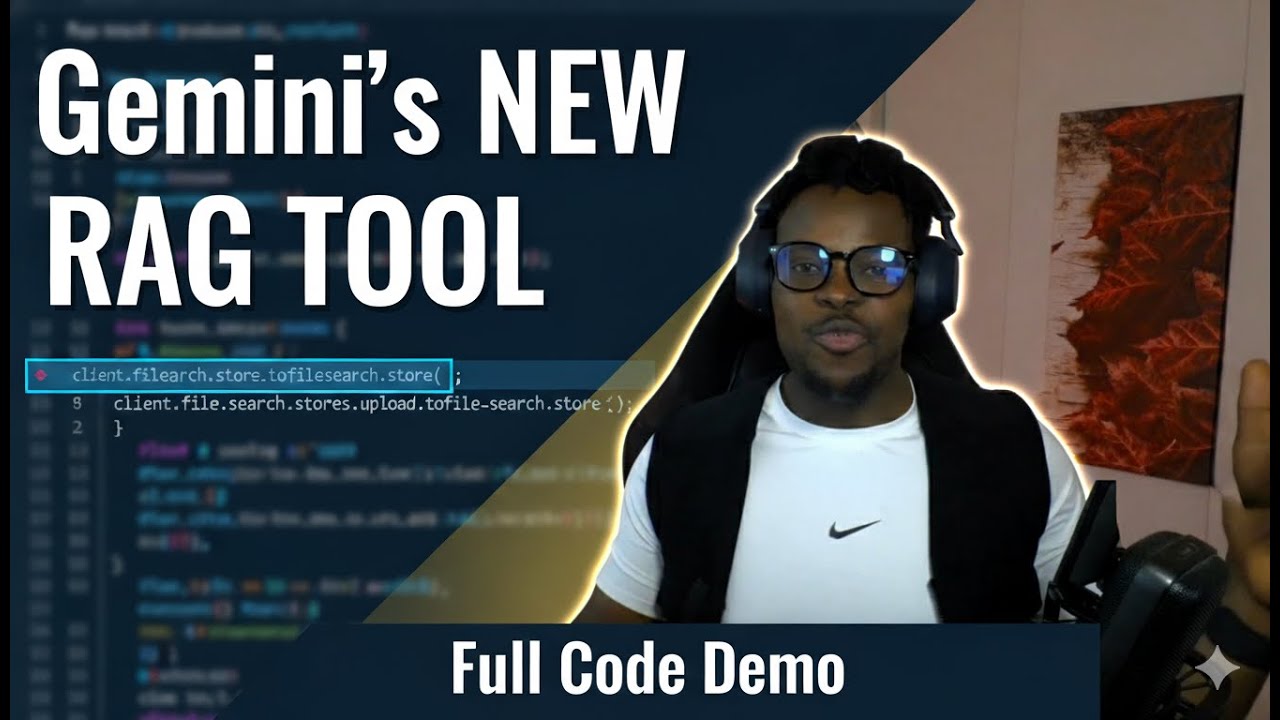 Gemini's NEW File Search Tool: RAG Made Simple! (Code Demo)