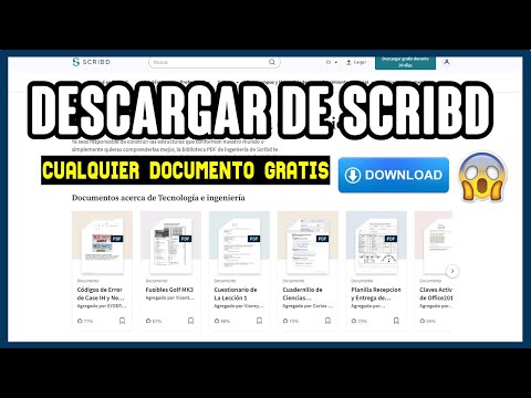 ✅ COMO DESCARGAR DOCUMENTOS PDF DE SCRIBD: GRATIS, LEGAL, SIN REGISTRO Y DE FORMA SENCILLA 2024
