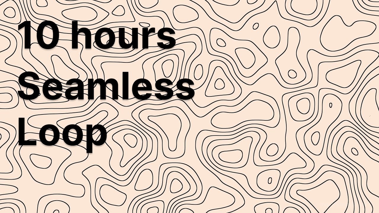 10-Hour Soft Peach Wave Pattern | 4K Calming Screensaver | Pastel Background (Looping)