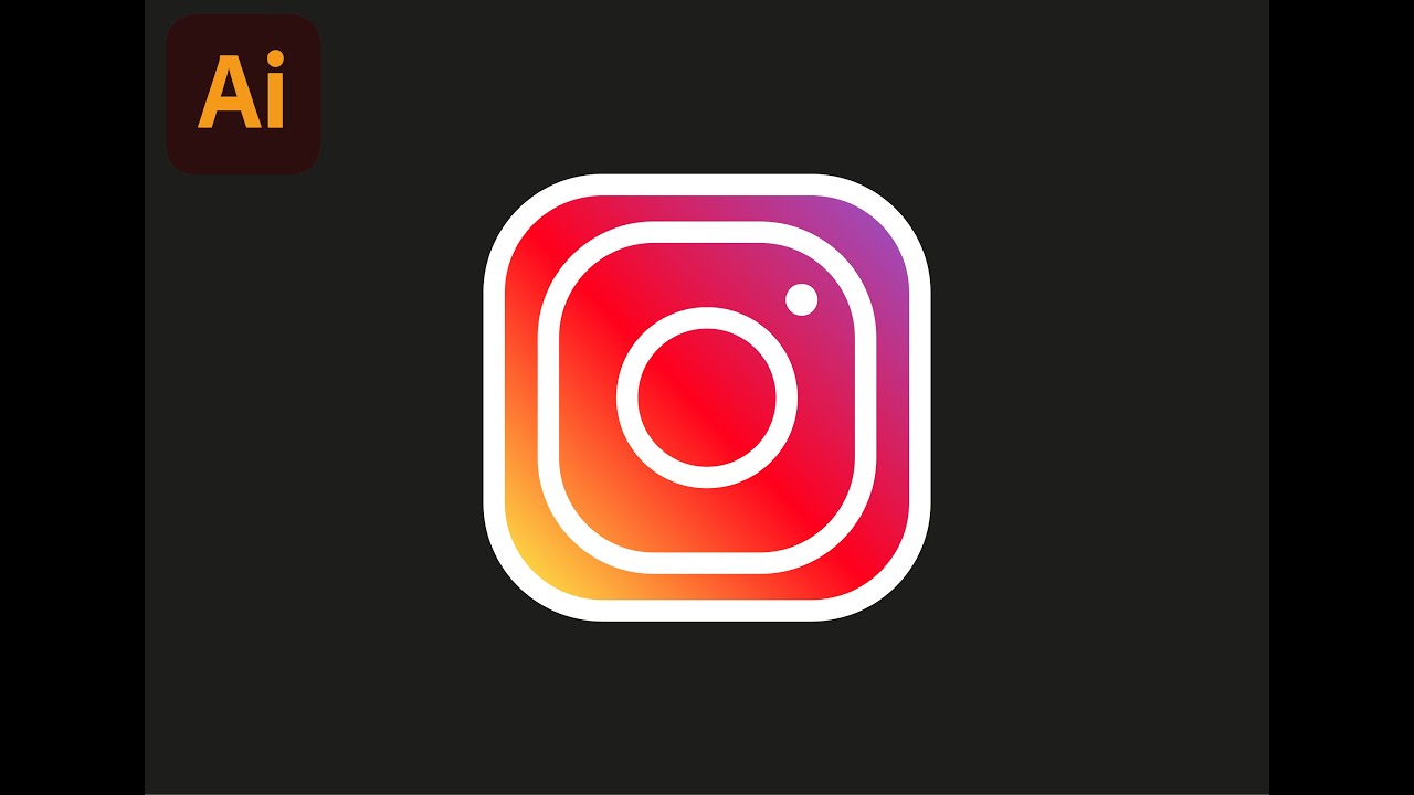 Redrawing Instagram Logo | adobe illustrator Tutorial |