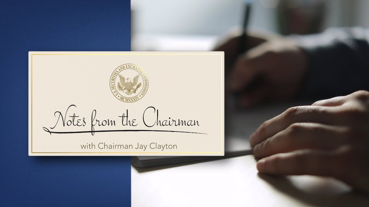 Notes from the Chairman - Introduction