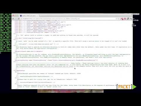 Learn Getting Started with Apache Solr Search Server Tutorial Config File | packtpub com - Mind ...