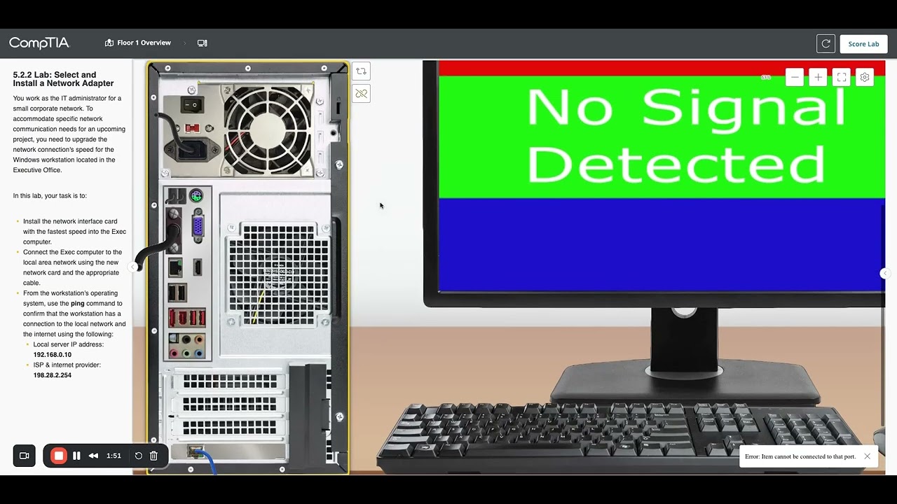 5.2.2 Select and Install a Network Adapter