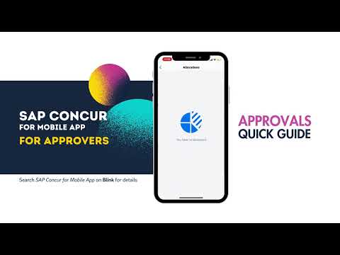 Approving while on-the-go in the SAP Concur for Mobile App