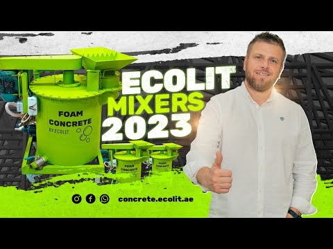 Cellular lightweight concrete with low density for building insulation