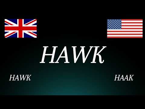 Learn How to Pronounce 'Hawk' Perfectly: UK vs USA Correct Pronunciation (Bird Pronunciation)