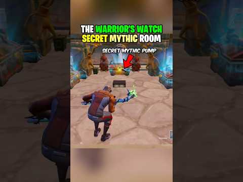 The Warrior's watch SECRET mythic room in chapter 6😳 #fortnite #fortniteclips #fyp #shorts