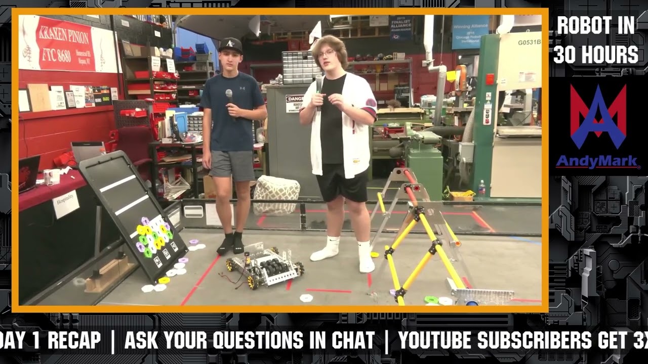 CENTERSTAGE Robot in 30 Hours | 8 Team Robot Build - FIRST Tech ...