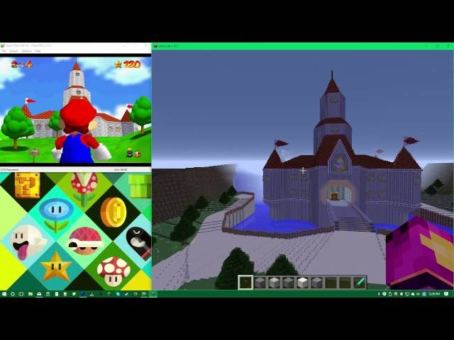 Super Mario Castle Minecraft
