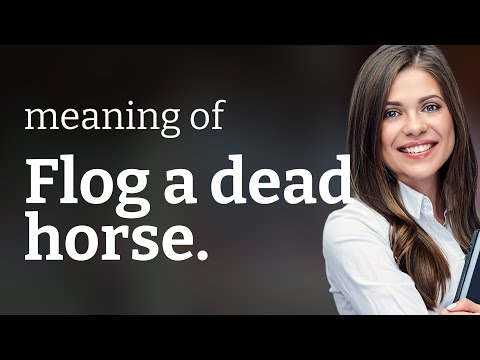 Unraveling the Mystery: "Flogging a Dead Horse"