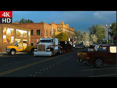 ATS Mods 1.54 ★ | 4K | Hutchinson - Rogers ATS Lowboy - American Truck Simulator