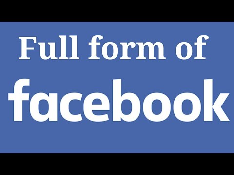 Full Form Form Of Facebook? - Facebook