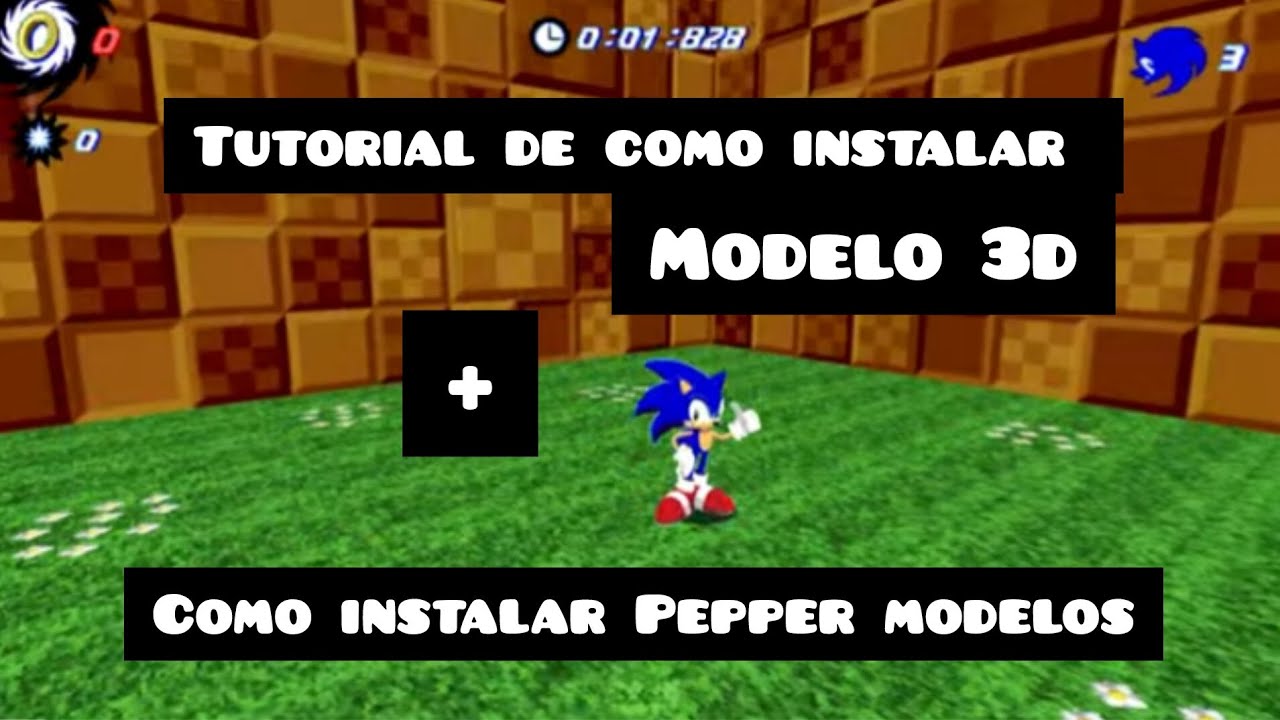 tutorial de como instalar modelos 3d +como instalar Pepper models no srb2