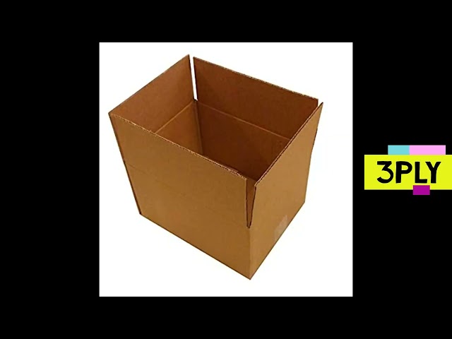 Packaging Box - 3ply 4x4x4 inch Square Corrugated Packaging Box ...