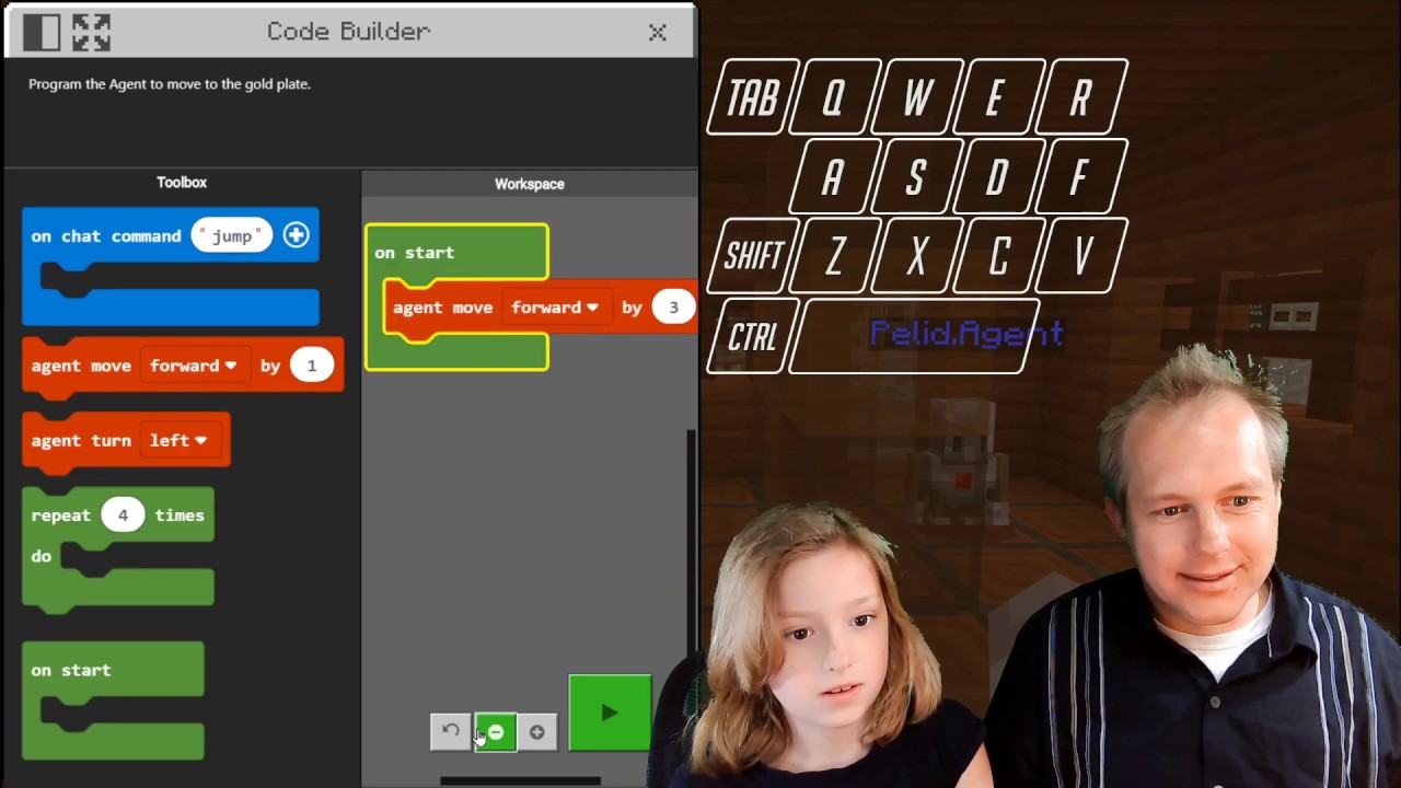 MakeCode for Minecraft:Education Edition - Code Town Part 1
