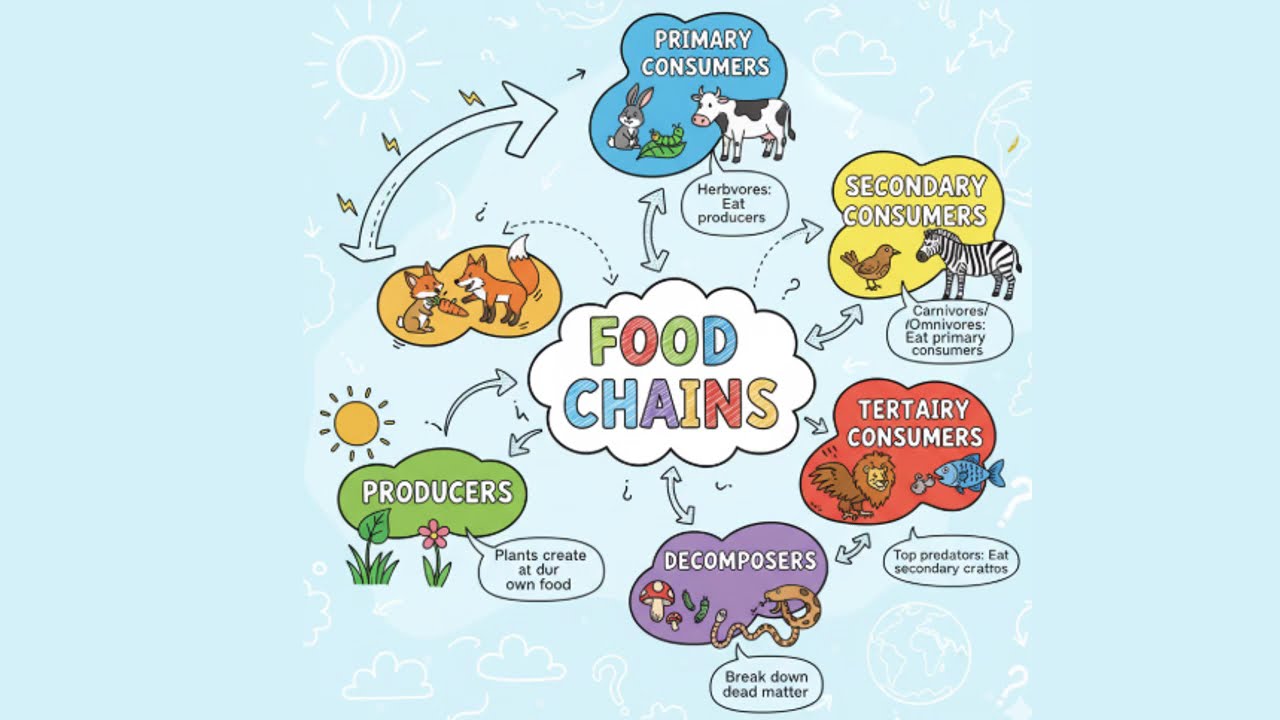 Food Chain Mind Map | Easy Science Notes for Students