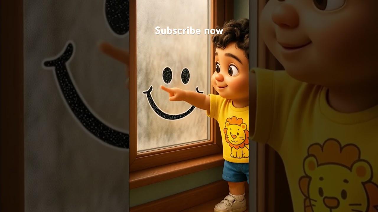 Smiley #ai #youtubeshorts #ytshorts #aibaby #cartoon #nostalgicshorts #toddlers #smiley #rain