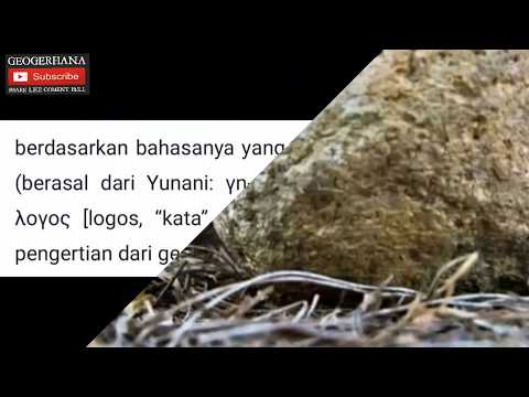 Pengertian Geologi Menurut Para Ahli