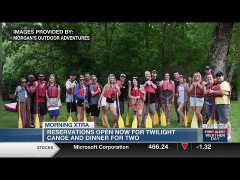 Twilight Canoe & Dinner for Two from Morgan's Outdoor Adventures and Valley Vineyards