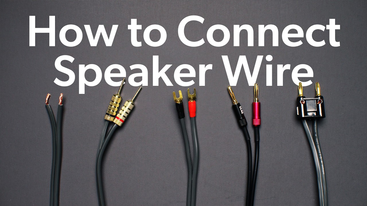 How to use banana plugs and other speaker wire connectors | Crutchfield
