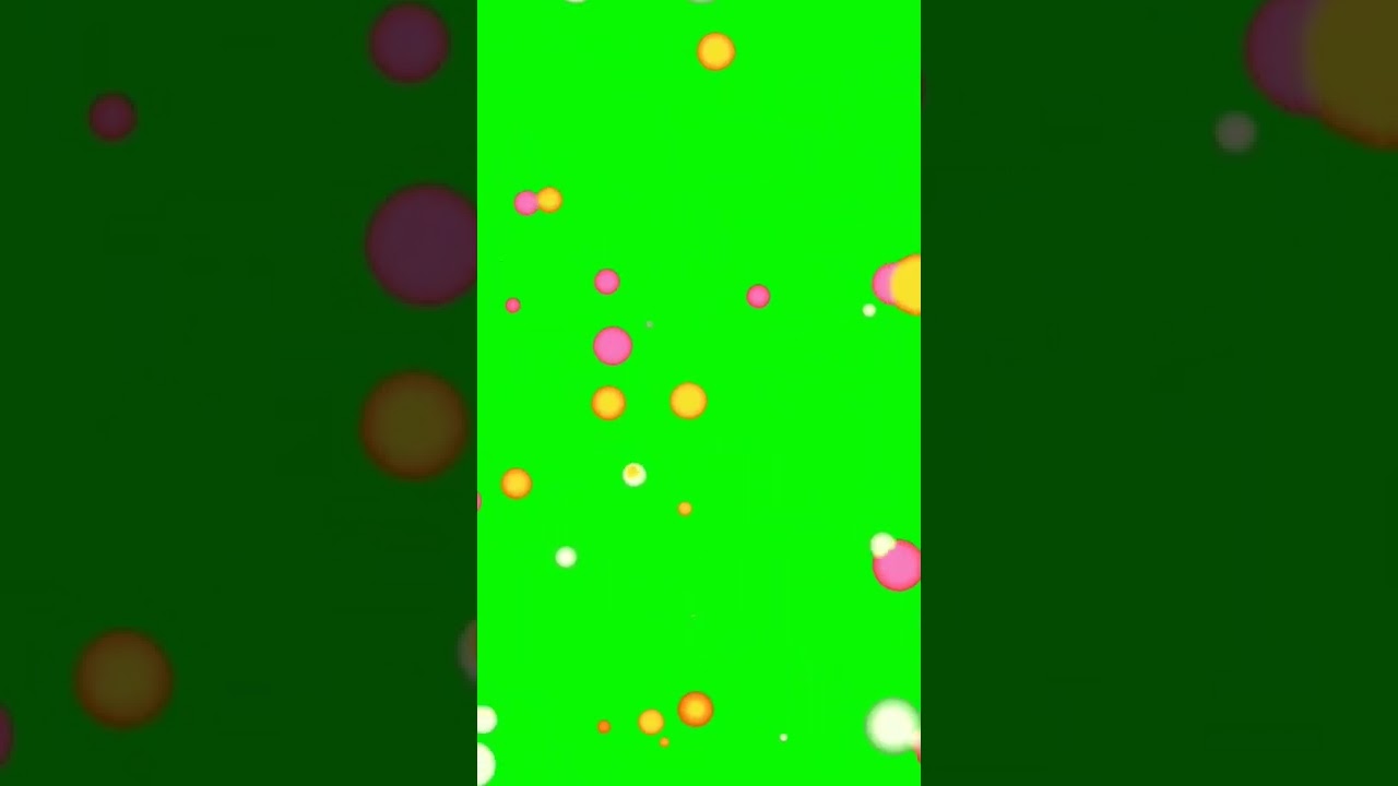 Bubbles Animation Green Screen Effect
