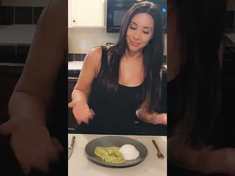 Creamy chicken in poblano sauce