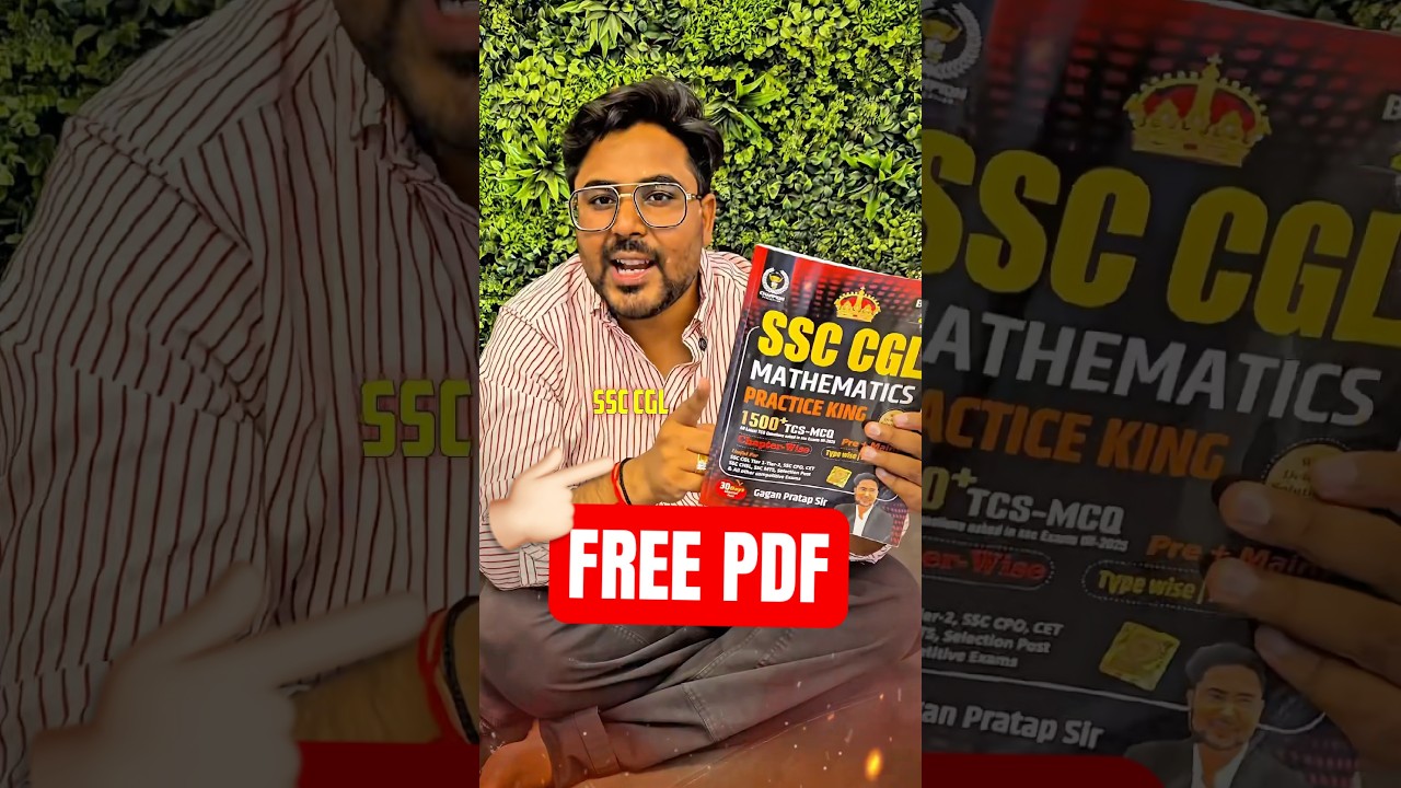 Free PDF of SSC CGL PRACTICE KING BOOK By Gagan Pratap Sir #ssc #cgl