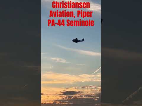 Christiansen Aviation, Piper PA-44 takeoff from Tulsa Riverside