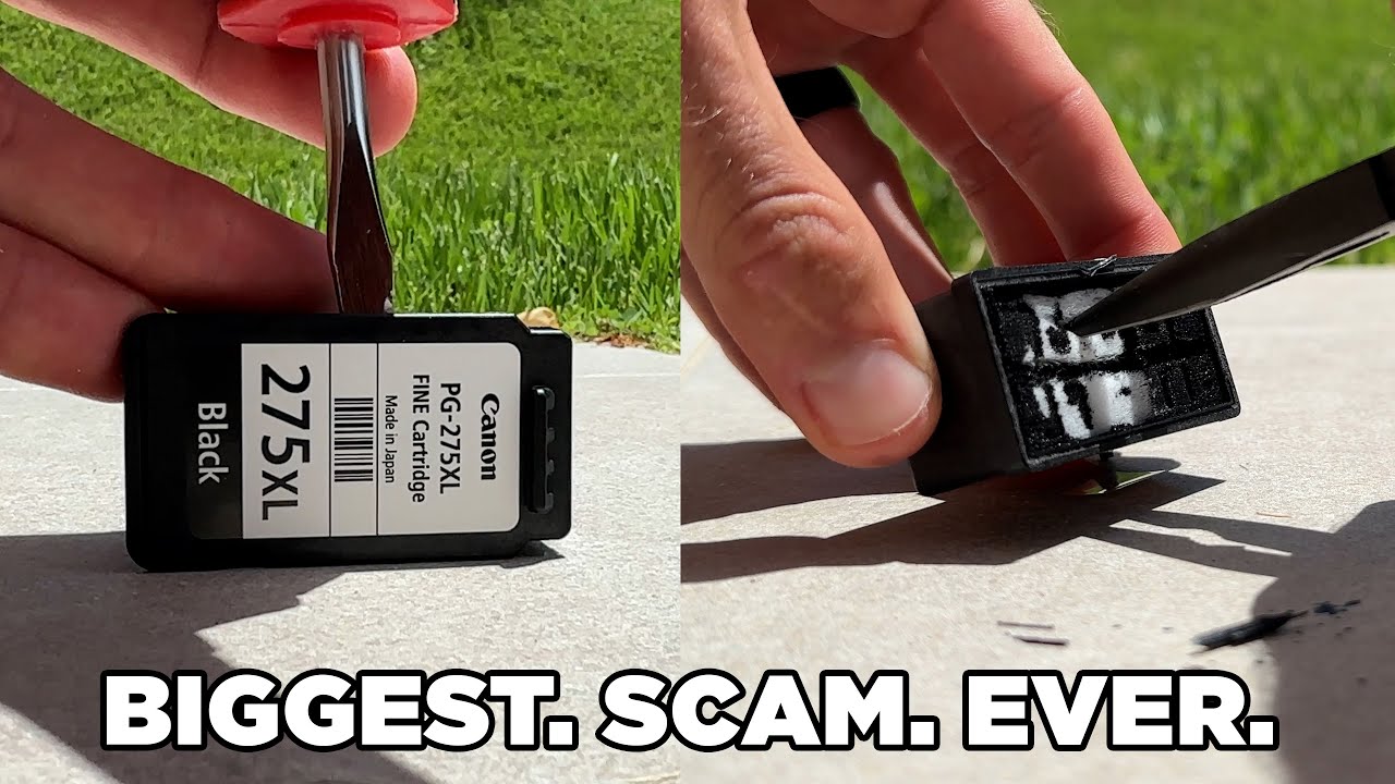 Printer Ink, It's a SCAM