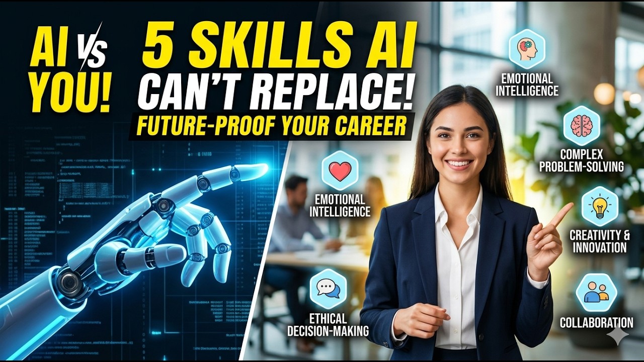 5 Skills AI Can’t Replace Future Proof Your Career