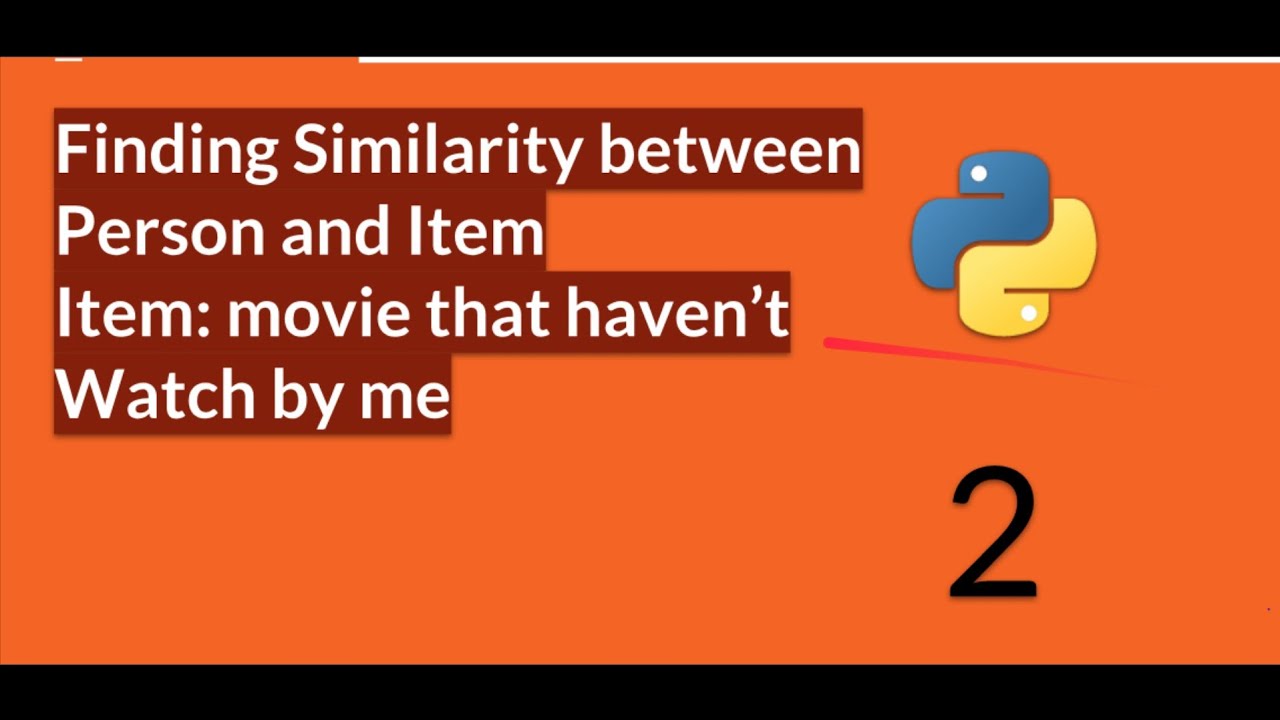 User based Collaborative filtering Python Part A