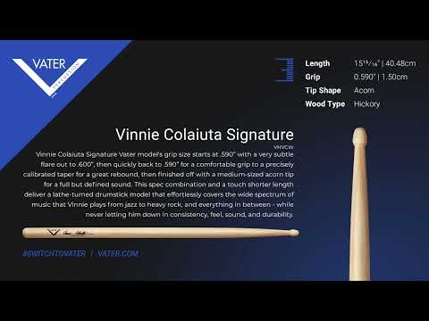 Vater VHVCW Vinnie Colaiuta Signature Drum Sticks | Reverb Deutschland